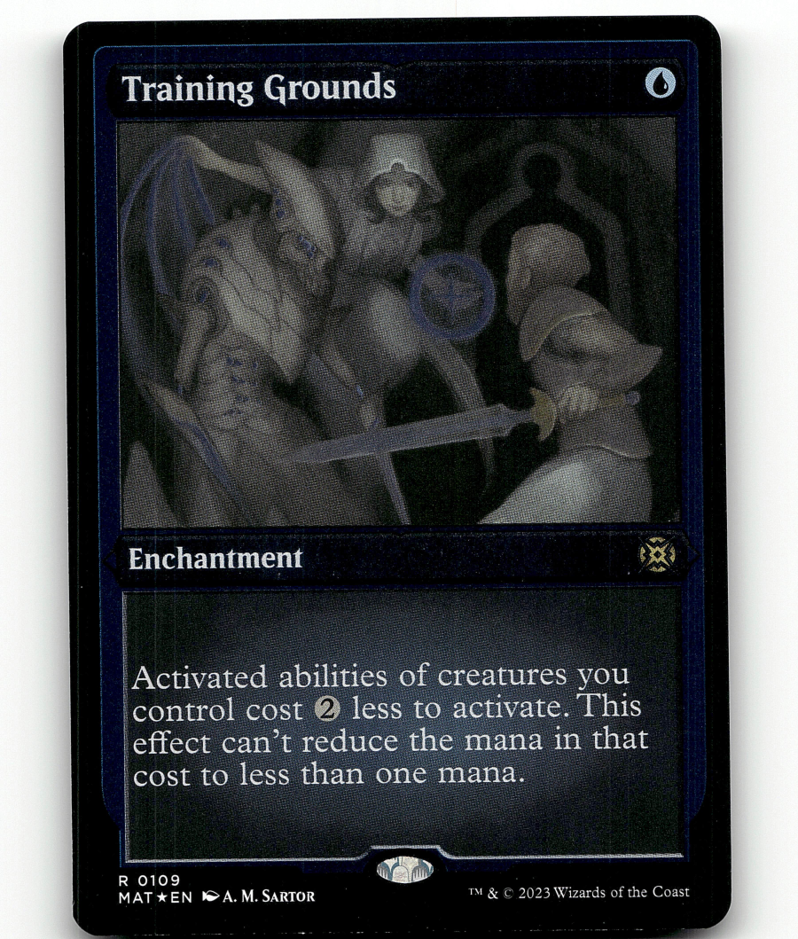 FOIL - MTG Training Grounds (Foil Etched) 109 MOM: The Aftermath Rare ...