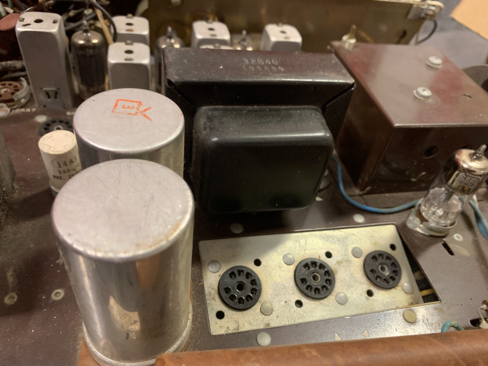 Vintage Bell Sound Model 2521 Tube Tuner Amplifier For Parts/Restore ...