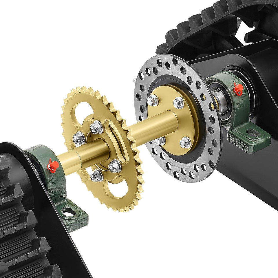 UTV ATV Buggy Rear Axle Track Assembly Gasoline Motor Off Road Go Kart ...