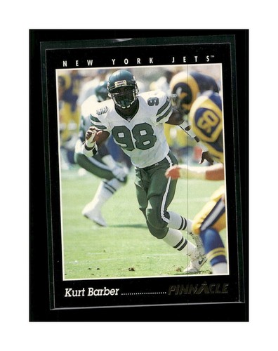 1993 Pinnacle Football Card #309 Kurt Barber JETS | eBay