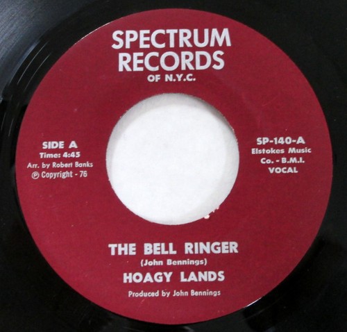 HOAGY LANDS 45 The Bell Ringer on Spectrum soul funk mc527 | eBay