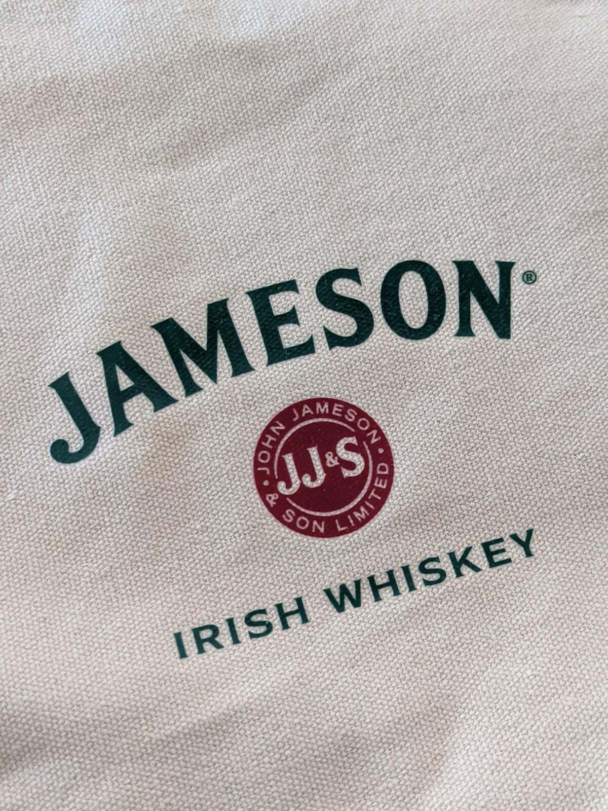 Jameson Irish Whiskey Canvas Drawstring Gym Bag Backpack (New) | eBay