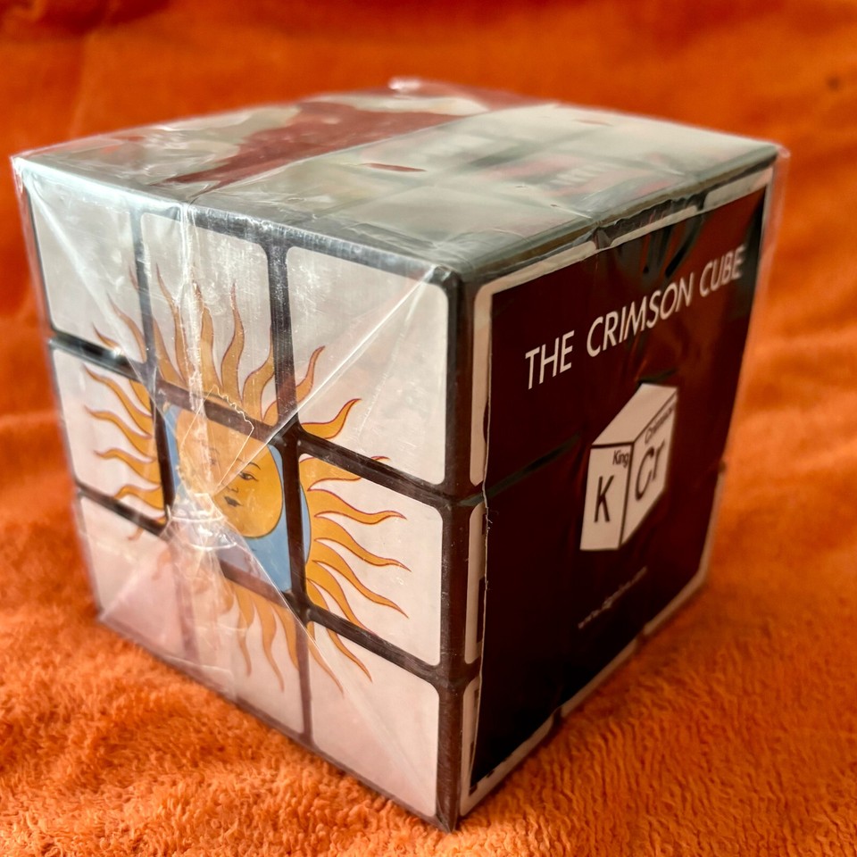 KING CRIMSON Rubik’s Cube NEW Robert Fripp Wake Poseidon Islands Thrak ...