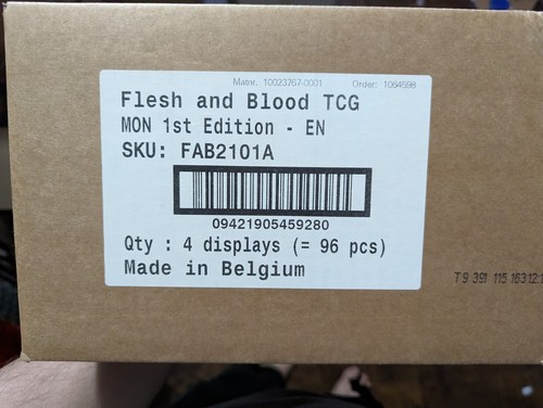 1x Flesh and Blood Monarch 1st Edition Booster Box Sealed Case FAB (4 ...