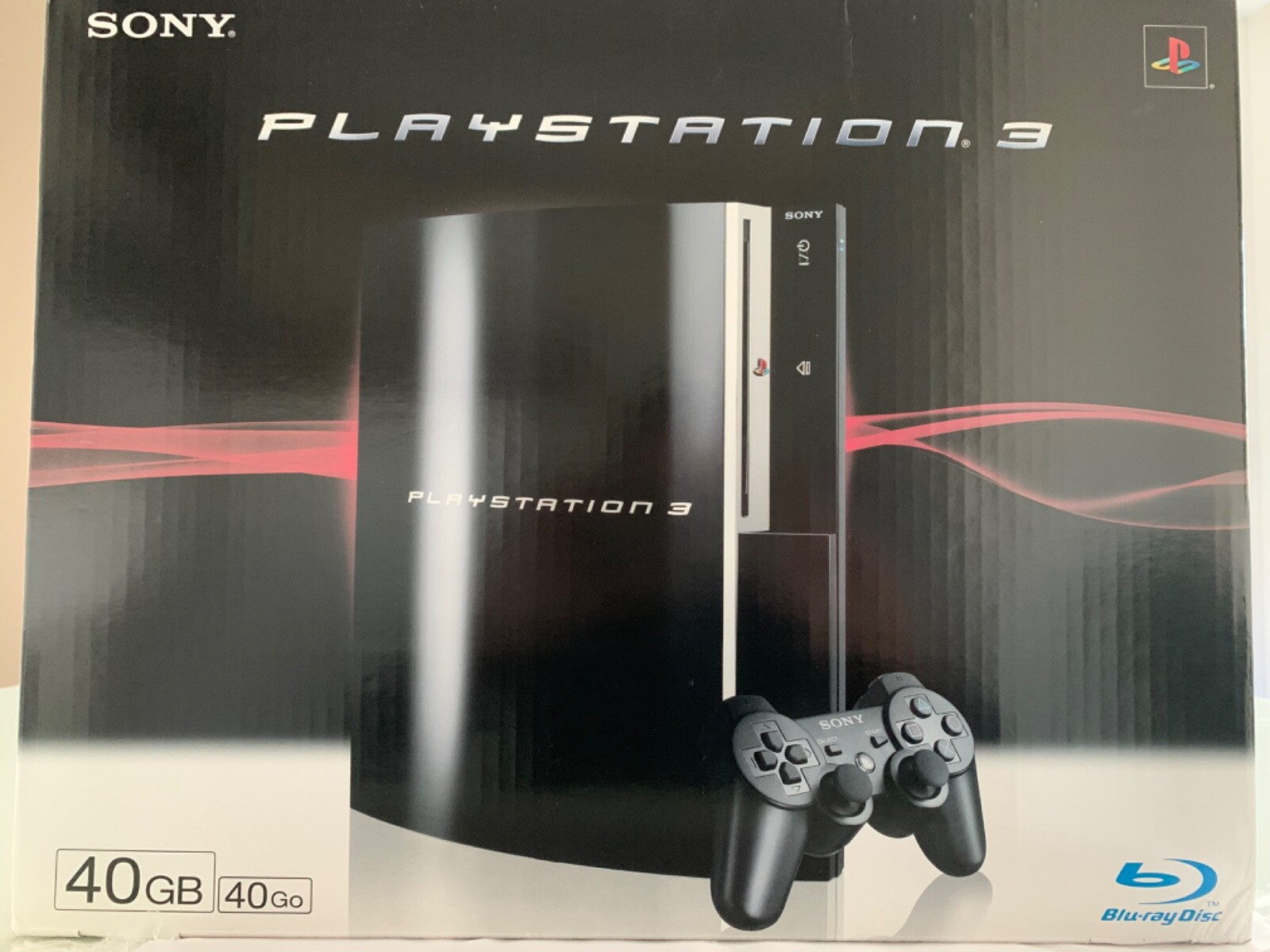 Sony PlayStation 3 Launch Edition 40GB Piano Black Console (CECH-G04 ...
