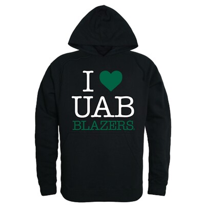 University Of Alabama at Birmingham Blazer UAB College I Love Hoodie ...