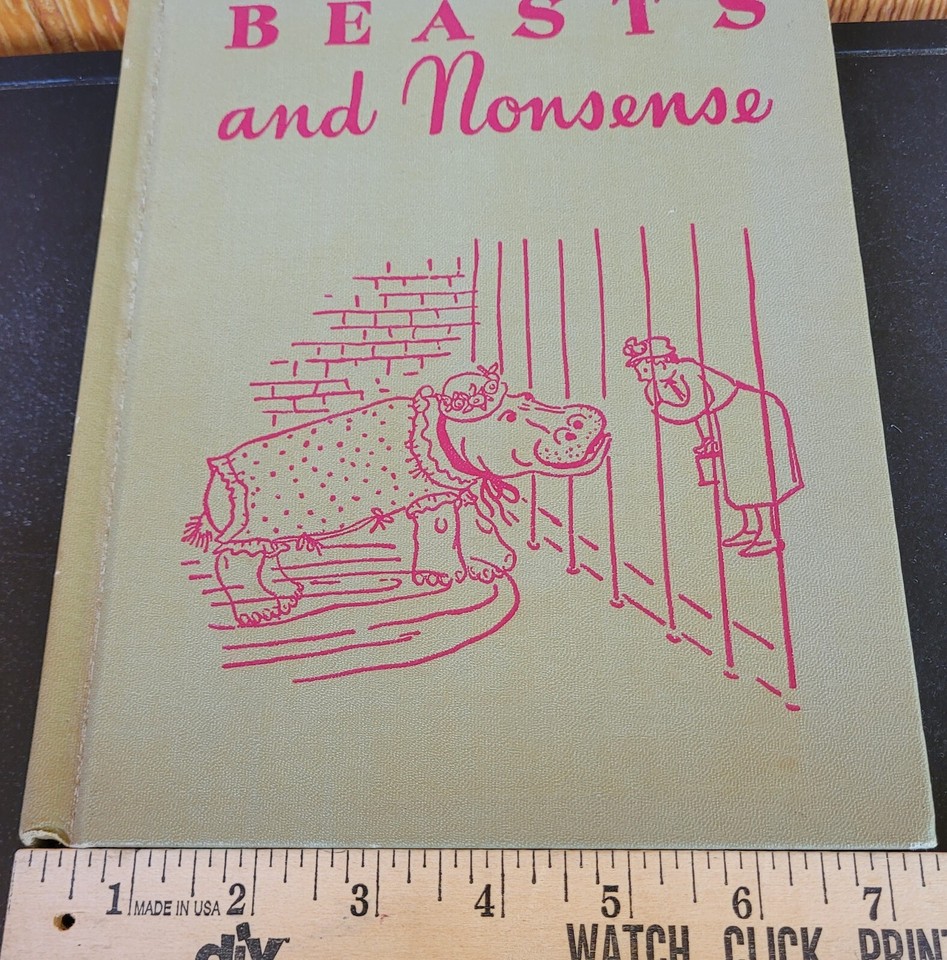 Vintage 1952 Beasts and Nonsense Marie Hall Ets HC Children’s Book ...
