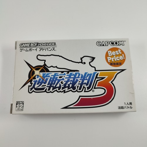 GYAKUTEN SAIBAN 3 Ace Attorney Boxed Gameboy Advance GBA Japan Japanese ...