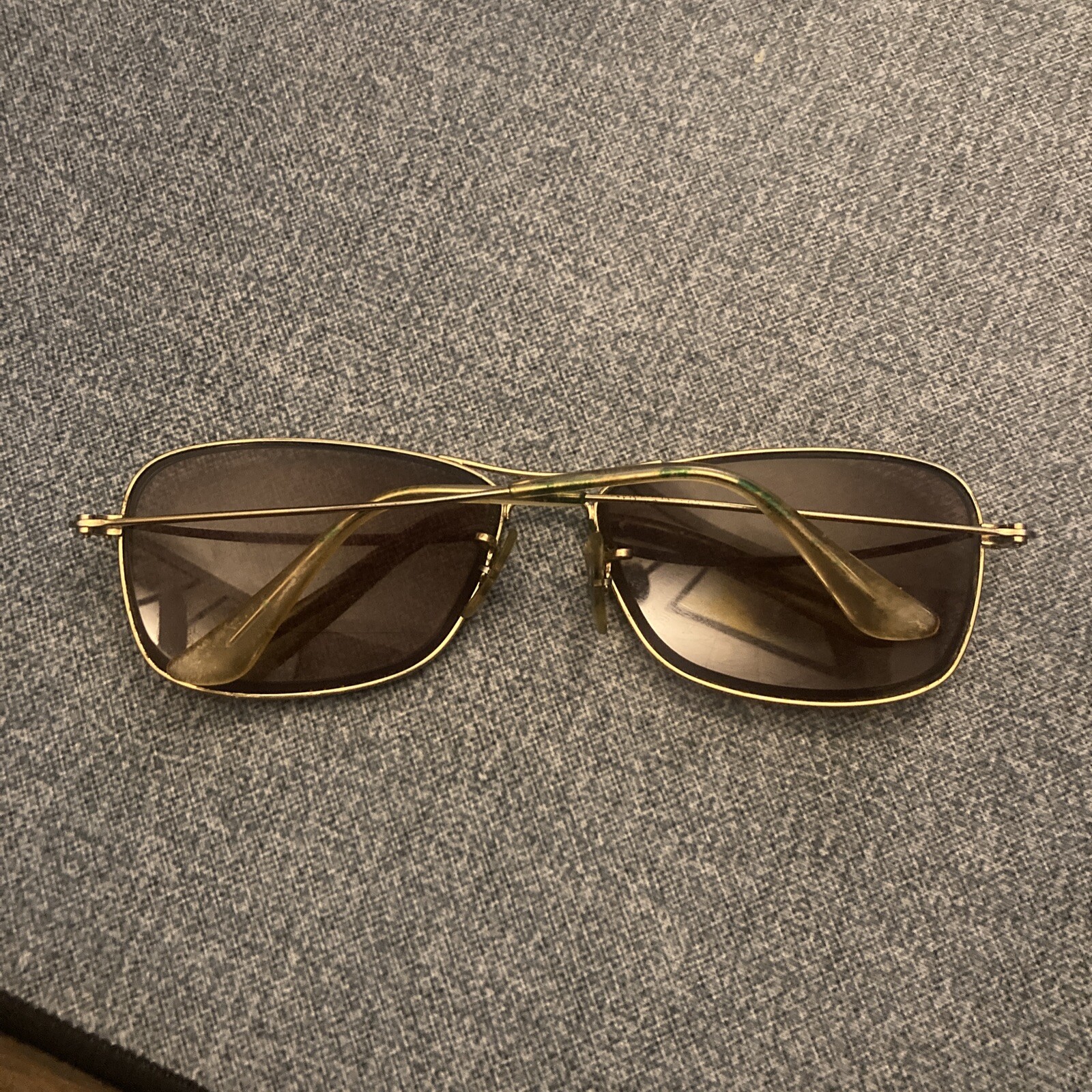 RAY-BAN CARAVAN SUNGLASSES RB 3388 Polished GOLD Frame Only Glasses 58 ...