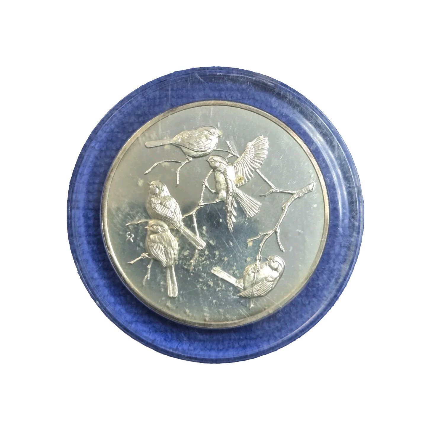 1970 Franklin Sterling Silver 2oz Rounds Roberts Birds 1-5 Collection ...