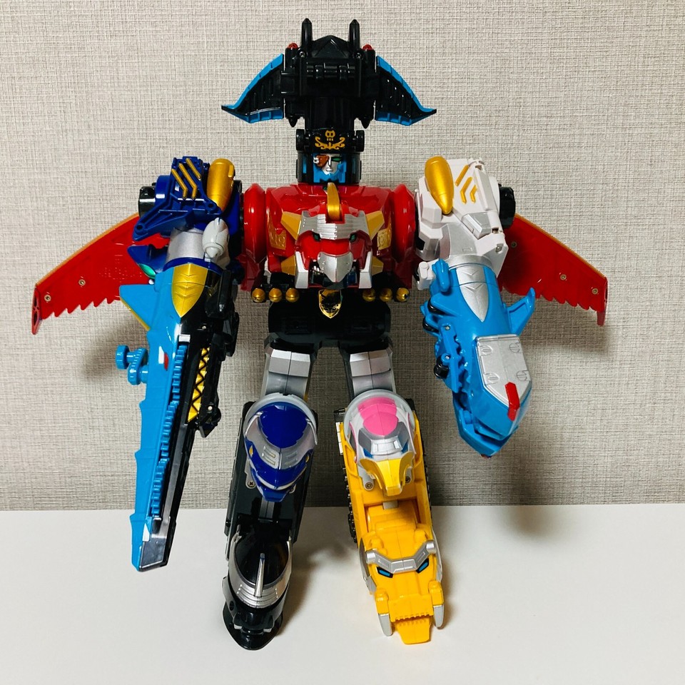BANDAI Japan DX Megazord Power Rangers Megaforce Super Sentai Goseiger ...