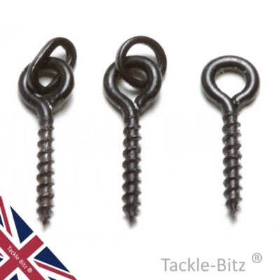 Fishing Tackle Matt Black Bait Screws for Carp Pop Up Chod Rigs 12mm 3 ...