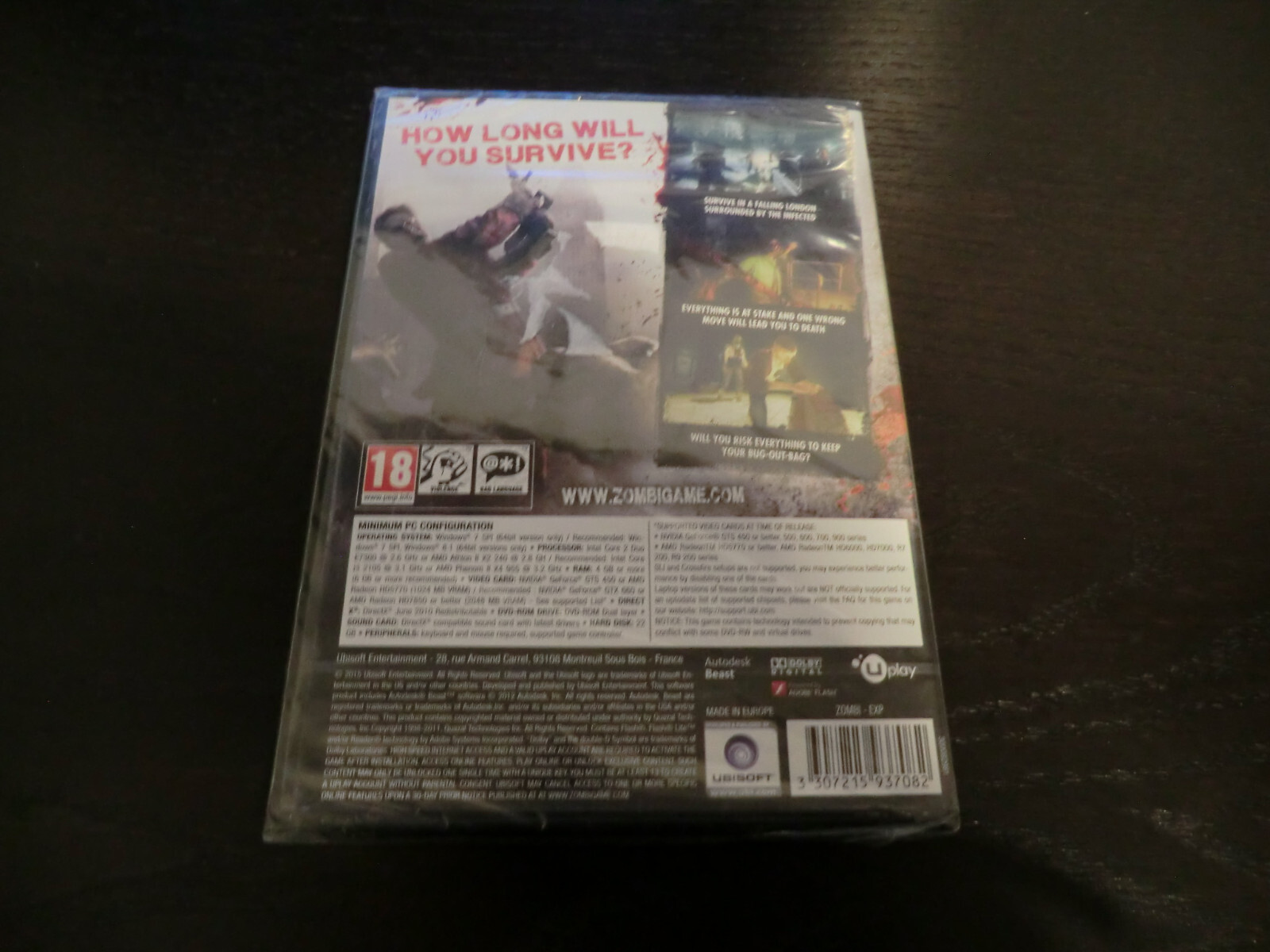 UBISOFT ZOMBI PC DVD NEW SEALED FREE SHIPPING survival horror | eBay