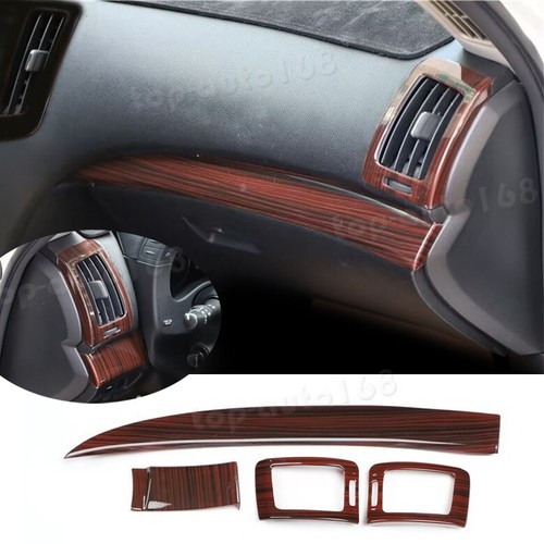 Wood Grain Look Center Console Cover Trim For INFINITI G Sedan G25 G37 ...