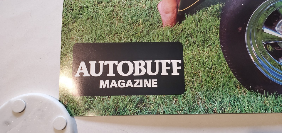 Autobuff Magazine Model Poster 18x24” Vintage Excellent Condition #1 of ...