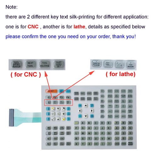 Fit for HAAS CNC Machine 61-0201 Lathe 61-0202 Membranr Keypad 1-Year ...