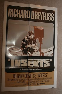 INSERTS Orig. 1-SHEET Movie Poster 1975 RICHARD DREYFUSS X RATED ON ...