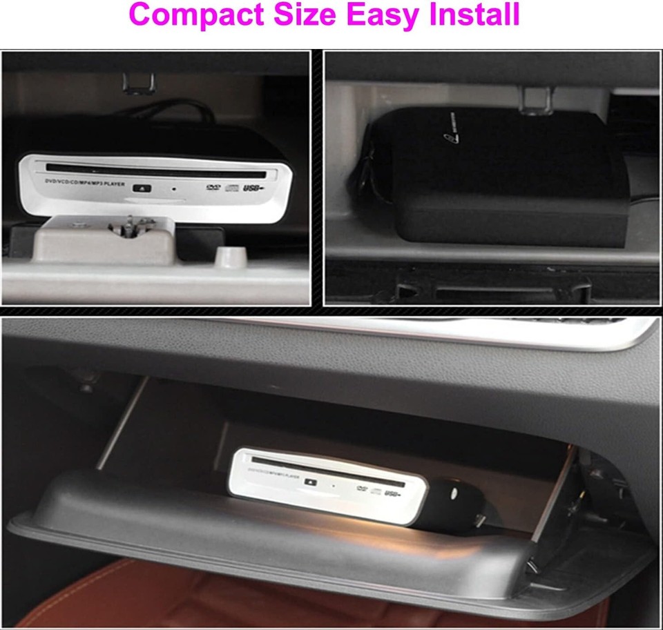 External Car Universal CD Player Machine, Vehicle External USB CD ...