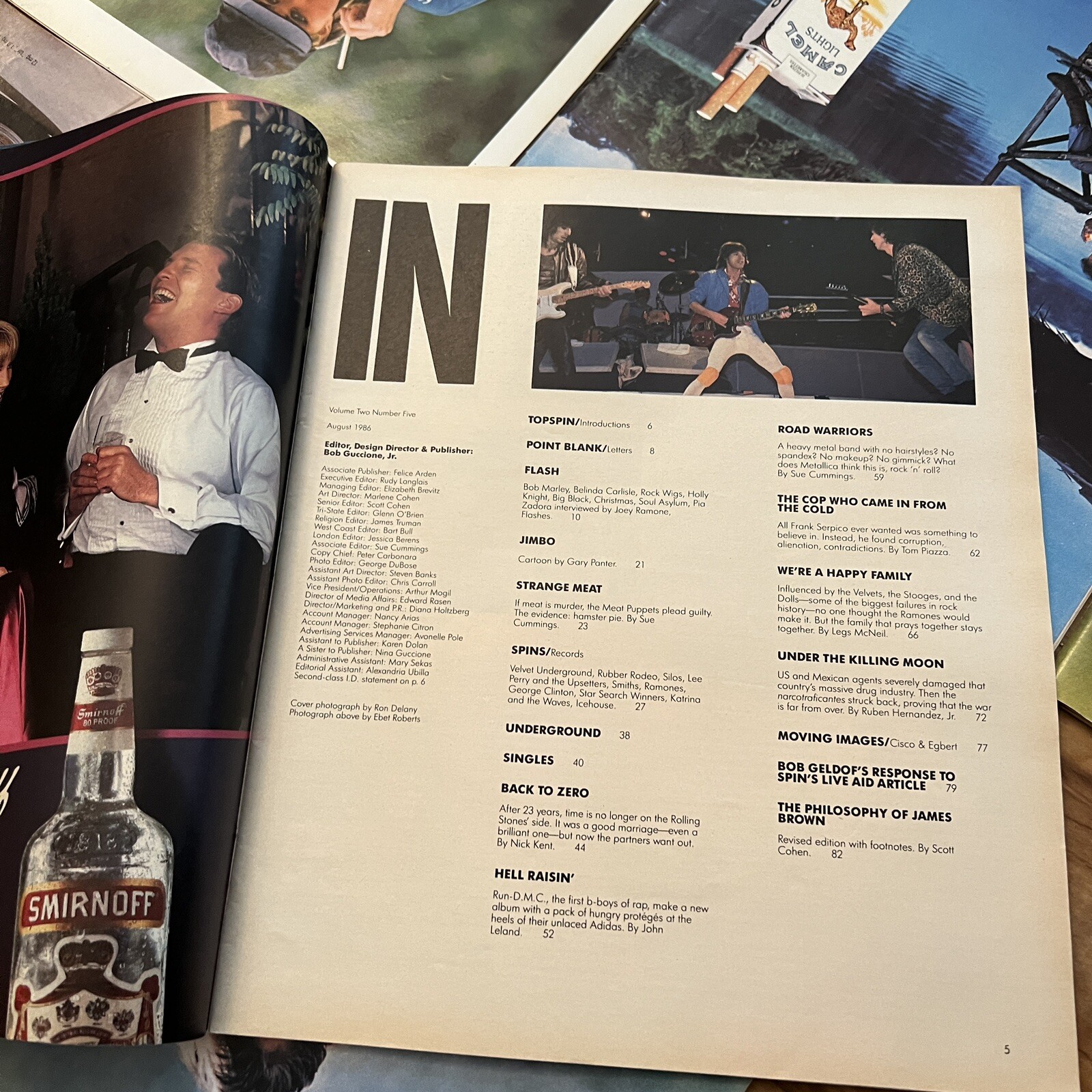 Lot Of 40 SPIN Magazine Music News Photos 1986-1991 Rare Copies ...