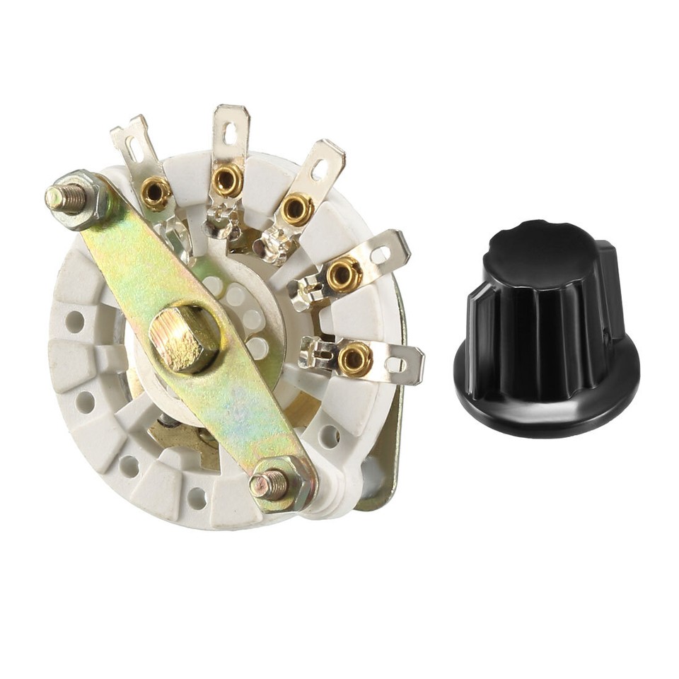 1P4T 1 Pole 4 Position 1 Deck Band Channel Rotary Switch Selector with ...