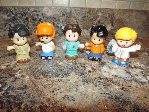 Fisher Price Little People Lot of 5 Figures Lot 2, Pet Vet and More | eBay