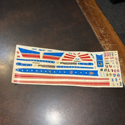 Vintage 1970s Model Kit Retro Rad Rod Decal Sheet The Young American | eBay