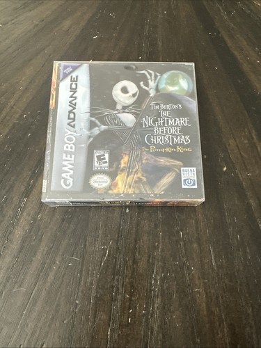 Nintendo Gameboy Advance Game Tim Burtons The Nightmare Before ...