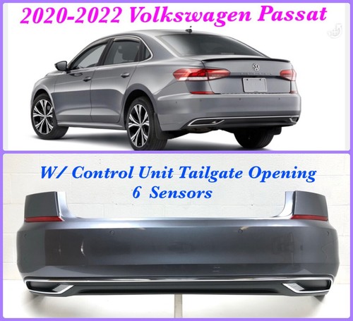 2020 2021 2022 VW Volkswagen Passat rear bumper w/ 6 sensors (platinum ...