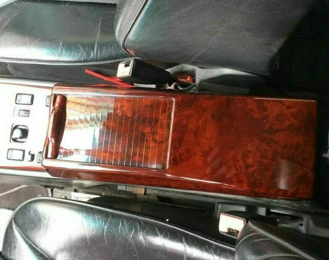 Console Cassette STORAGE BOX Insert Center WALNUT WOOD MERCEDES E Class ...