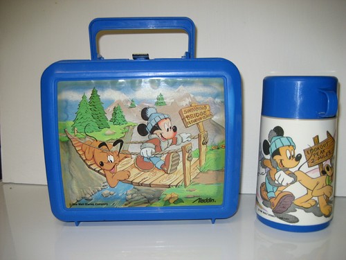 DISNEYS, mickey & pluto lunch box by aladdin | eBay