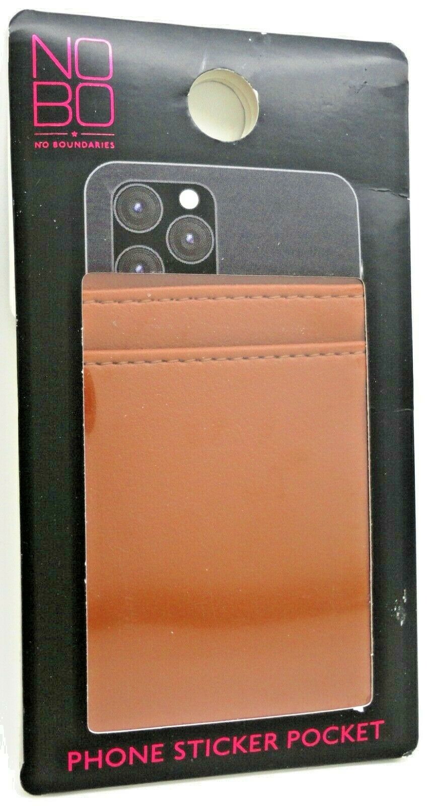 NOBO Cell Phone Essentials Money, ID and Credit Card Sticker Pocket ...