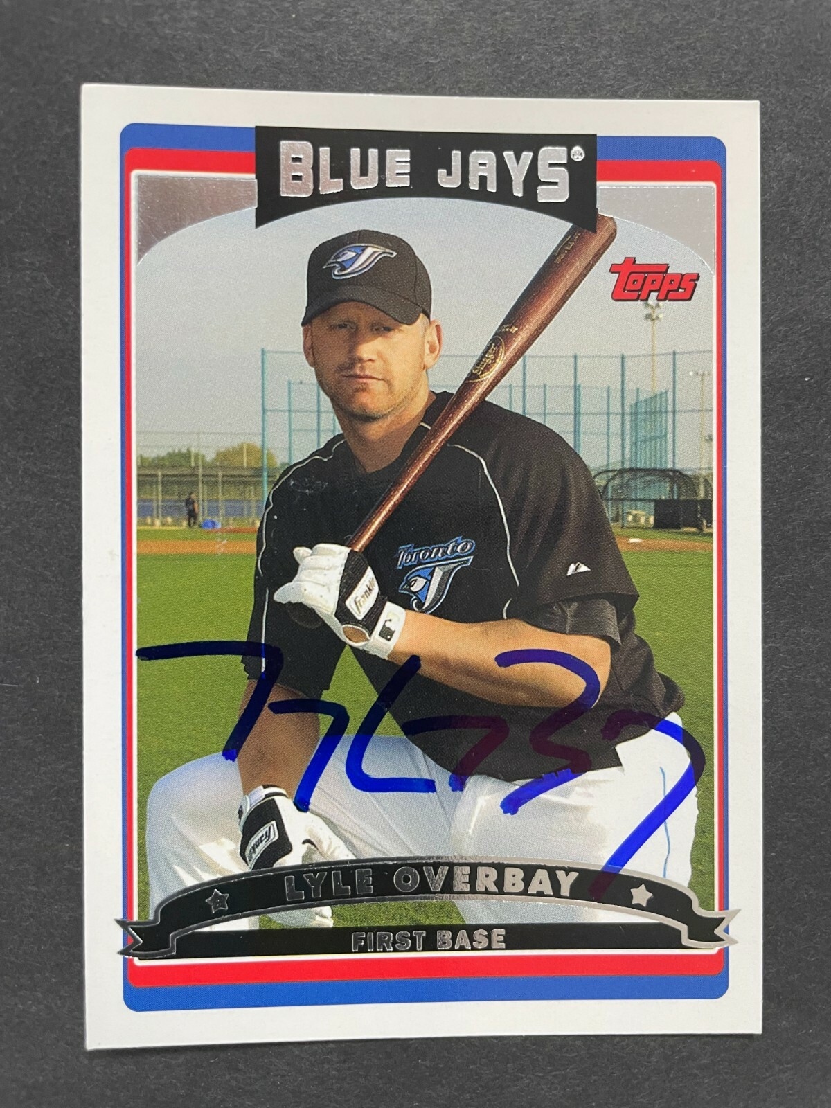 2006 Topps SIGNED: Lyle Overbay, BLUE JAYS #518 | eBay