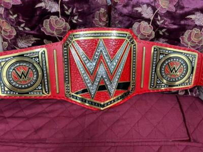 NEW WWE RED Universal Championship Belt Adult Size Wrestling Replica ...