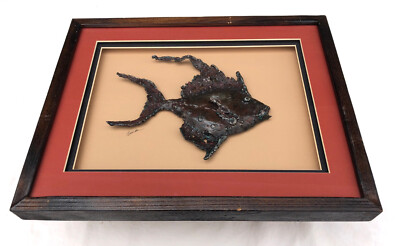 Mike Bucha Angel Trigger fish brutalist Michigan metal welded 3D flat ...