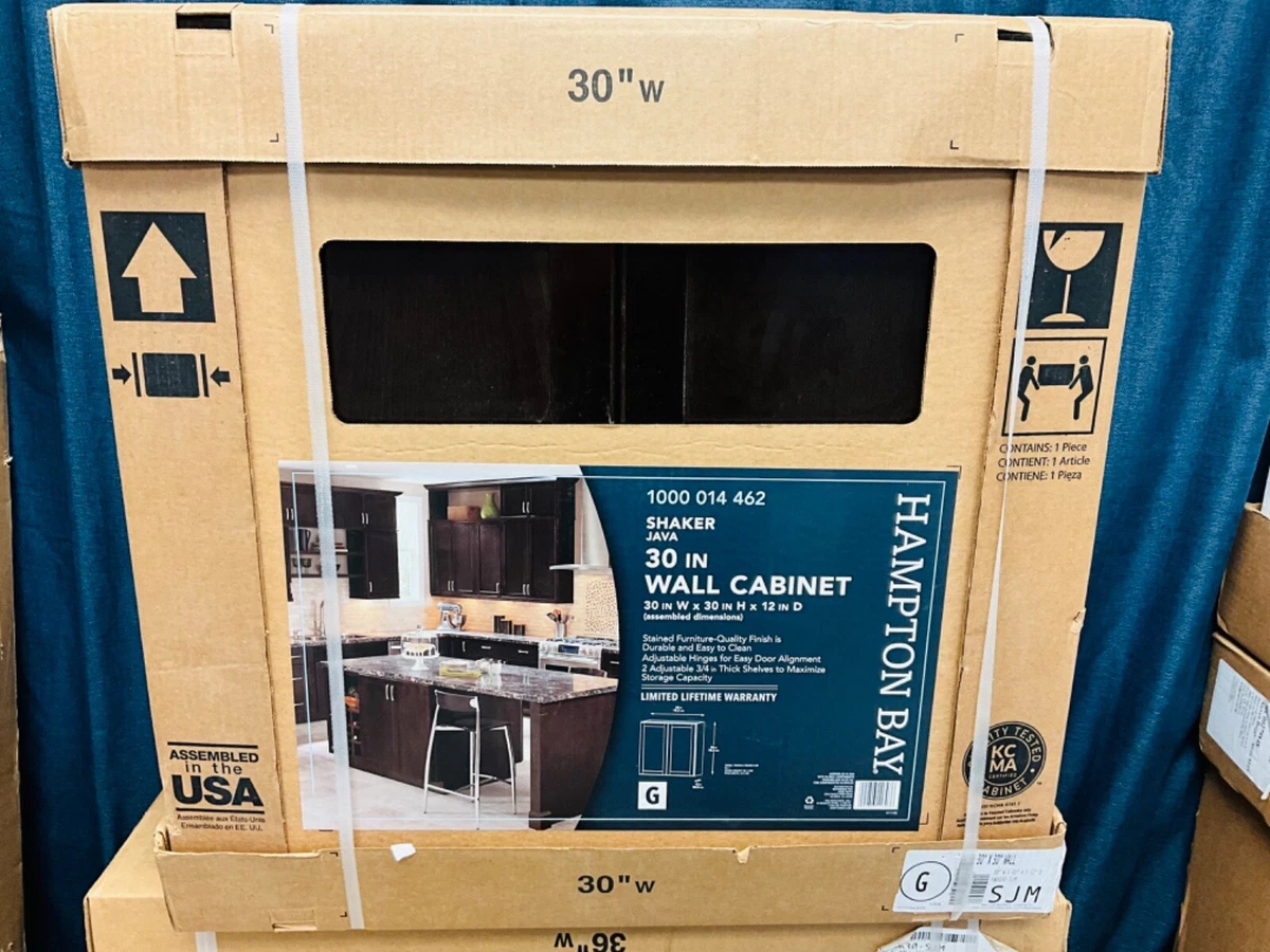 Hampton Bay Shaker Java Cabinets | Cabinets Matttroy