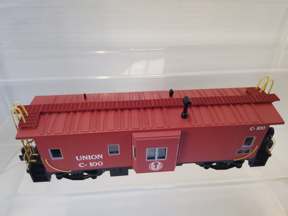 MTH UNION RAILROAD BAY WINDOW CABOOSE 30-77094 PITTSBURGH PA. STEEL URR ...