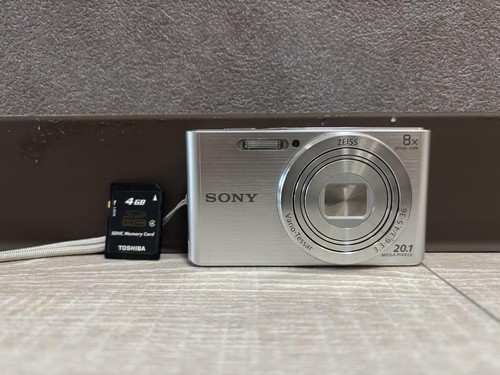 Sony Cyber Shot DSC W830 Digital Camera Silver 20MP Zoom Tested ...