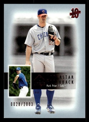 2003 SP AUTHENTIC MARK PRIOR SF19 MINT SUPERSTAR FLASHBACK 28/2003 ...