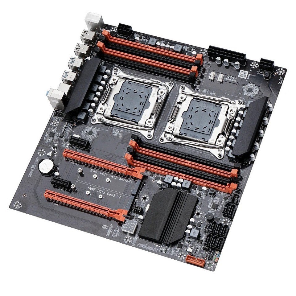 X99 Dual CPU Gaming Motherboard Set Lntel Xeon E5 2680 V4&DDR4 64GB (4 ...