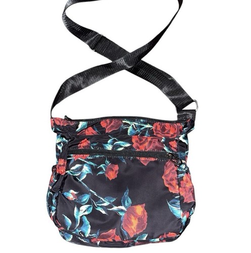 Waterproof Crossbody Bag Nylon Flower Print Casual Woman Shoulder ...