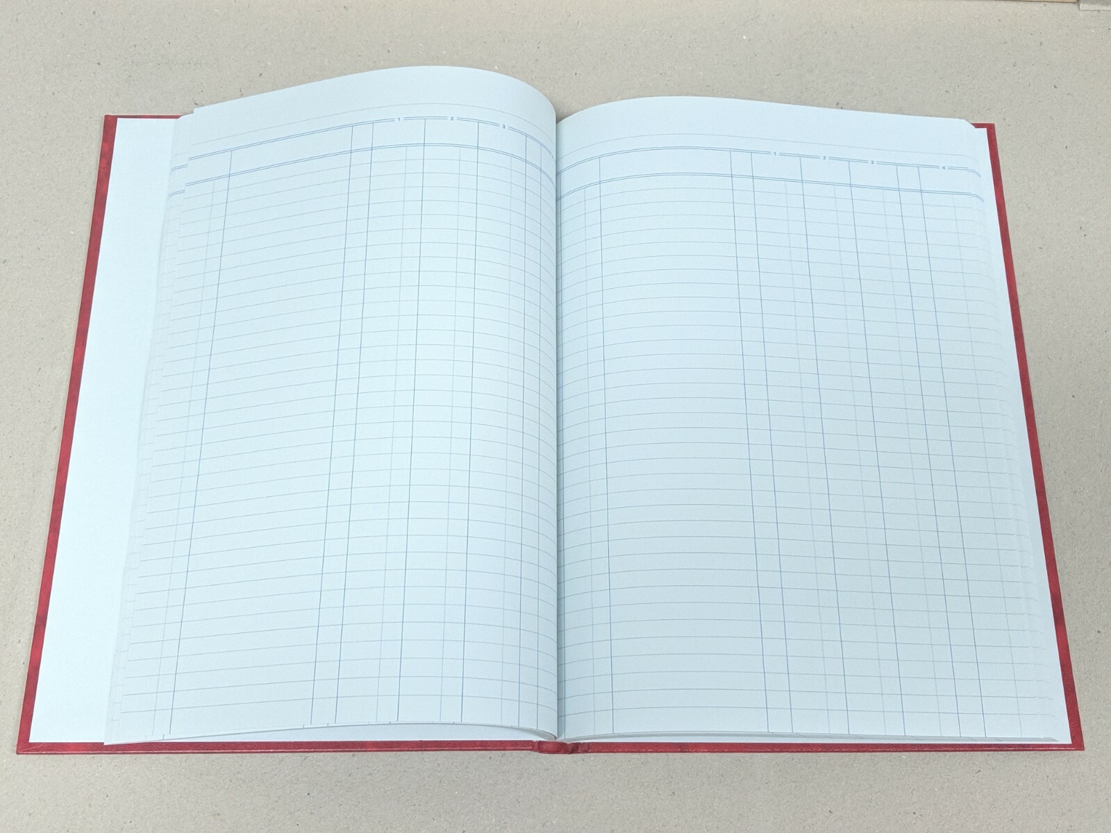 Collins 3880 Account Book A4 Money Column 3 4 5 6 Red | eBay