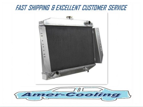 3ROW Aluminum Radiator For 1972-1979 Jeep Cherokee Wagoneer J-Series 73 ...