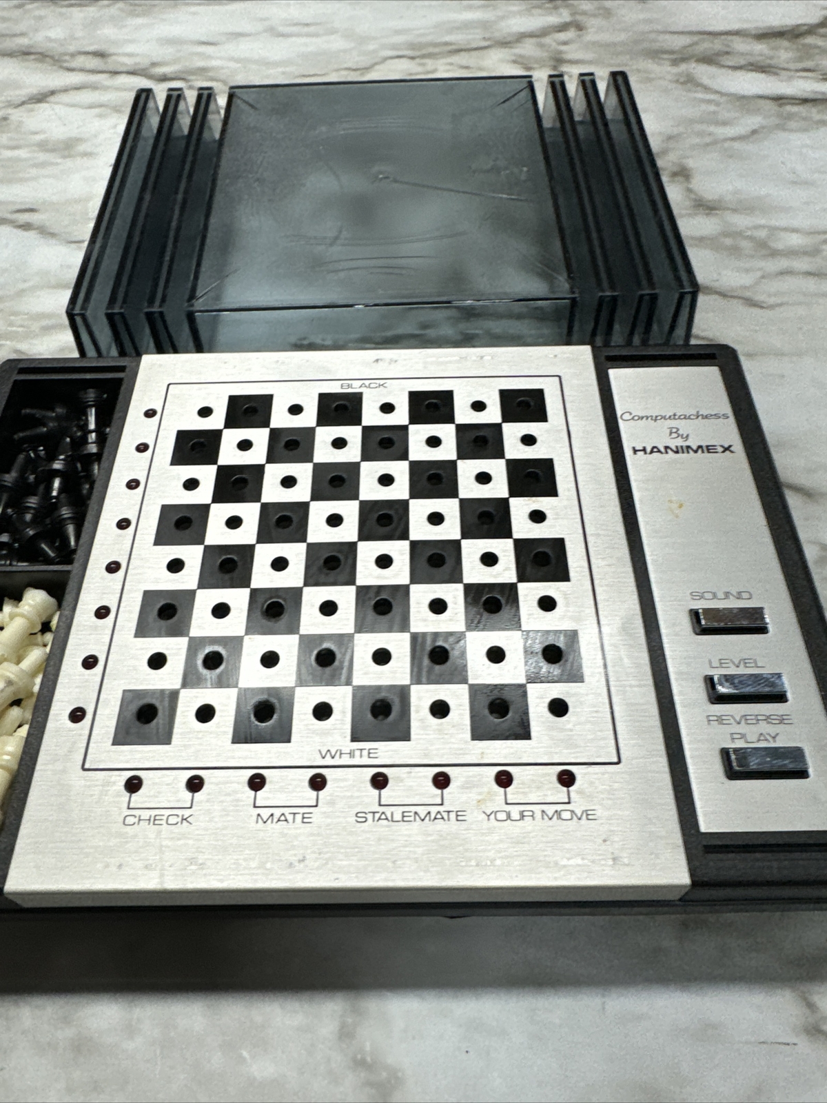Hanimex HCG 1500 Electronic Chess Computer Complete Tested & Working ...
