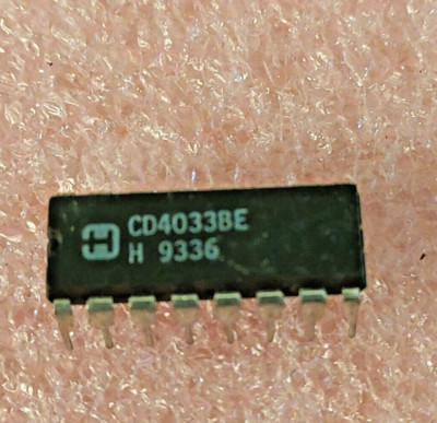 1pcs CD4033BE CMOS Decade Counters/Dividers DIP16 Harris | eBay