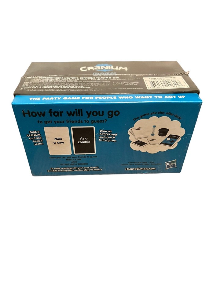 Cranium Dark Game Board Game Party Game Hasbro Brand New Sealed | eBay