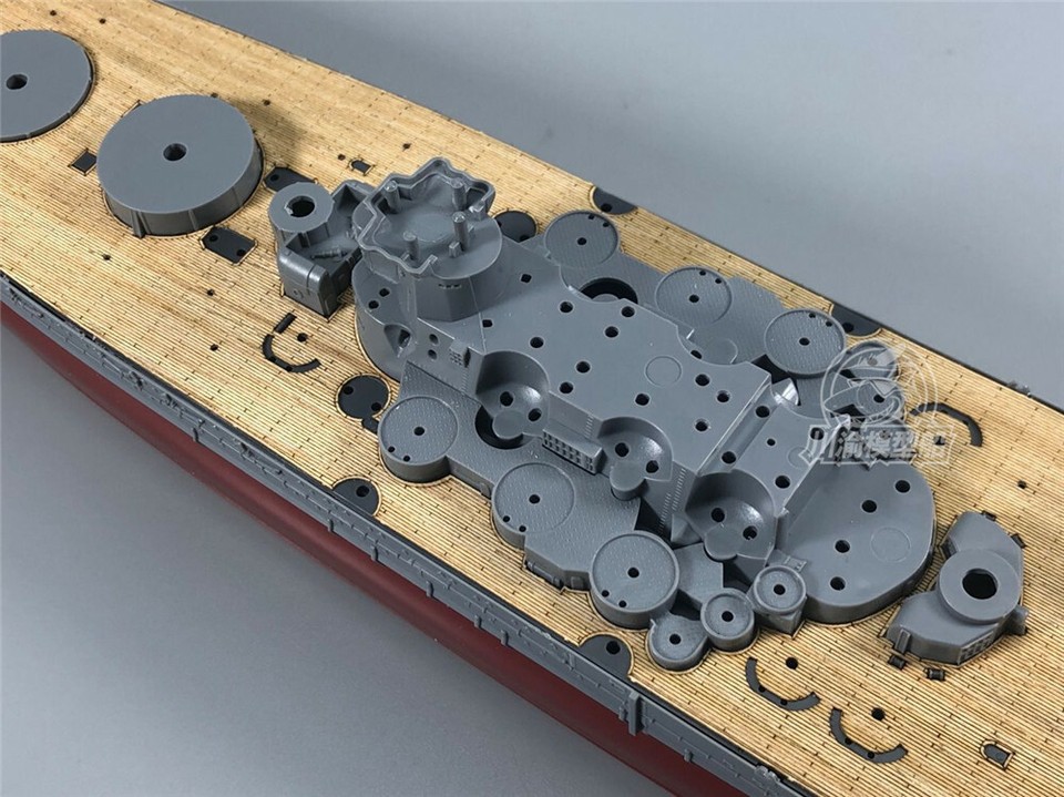 TMW 1/700 Wooden Deck for Fujimi 460024 Japanese Battleship Musashi ...