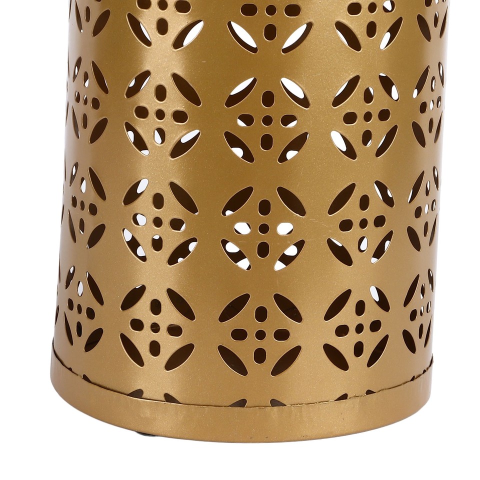 Umbrella Holder Round Rust Proof Hollow Copper Pattern Metal Umbrella ...