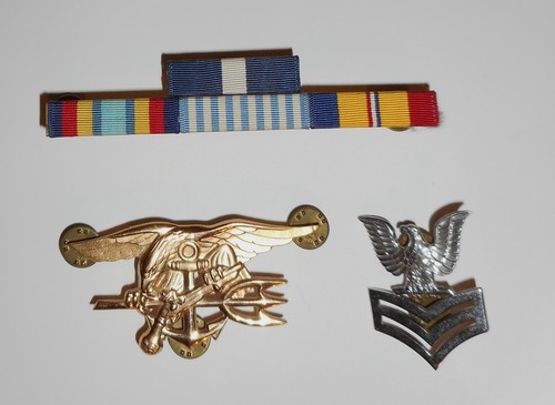 United States Navy ribbon bar and seal pin | eBay