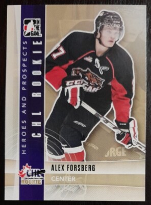 2011 - 2012 ITG Alex Forsberg CHL Rookie Heroes And Prospects #91 ...