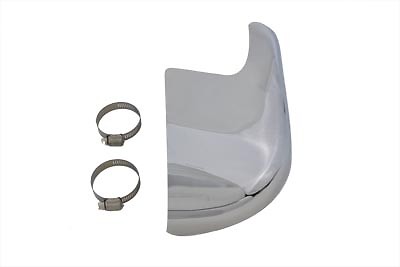 Top Left Exhaust Heat Shield Shovelhead 4-Speed Dresser 74" Rigid FL ...